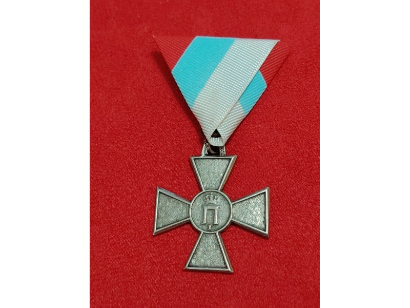 MEDALJA PETROV KRST 1913 REPLIKA U RAMU