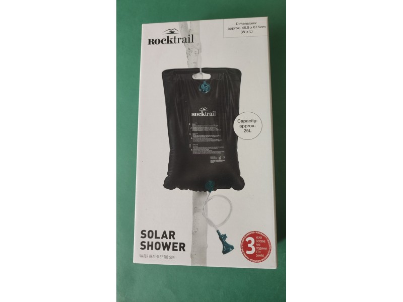 Solarni tuš 25 L - Rocktrail NOVO