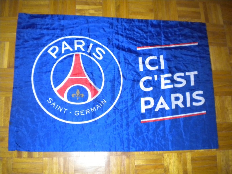 PARIS SAINT-GERMAIN zastava PSG, 87 x 59 cm