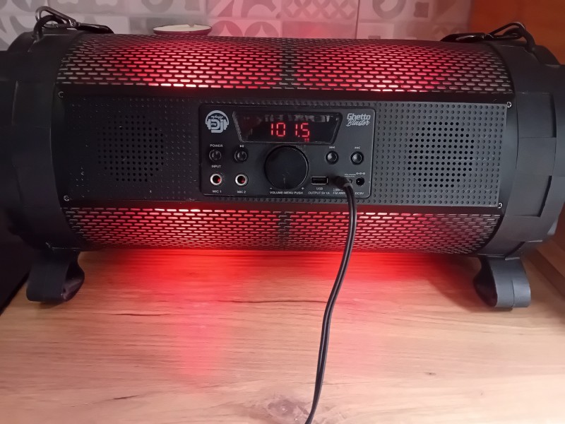 DJ Ghetto Blaster My deejay USB,BT,RADIO