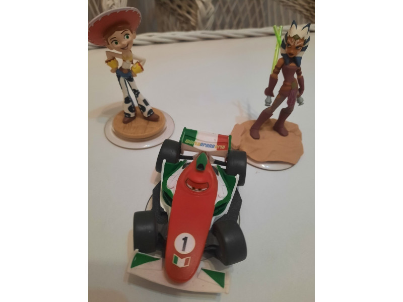 Disney Infinity 1.0 figures x3