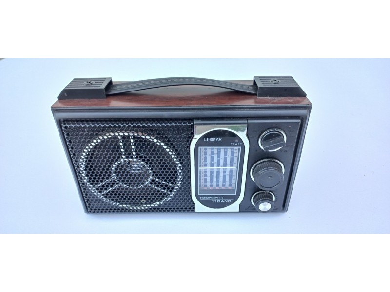 RETRO! Radio prijemnik FM, MW, SW - LEOTEC LT-801AR