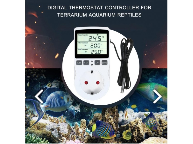 Digitalni termostat 220V-za akvarijum,plastenik,terarij
