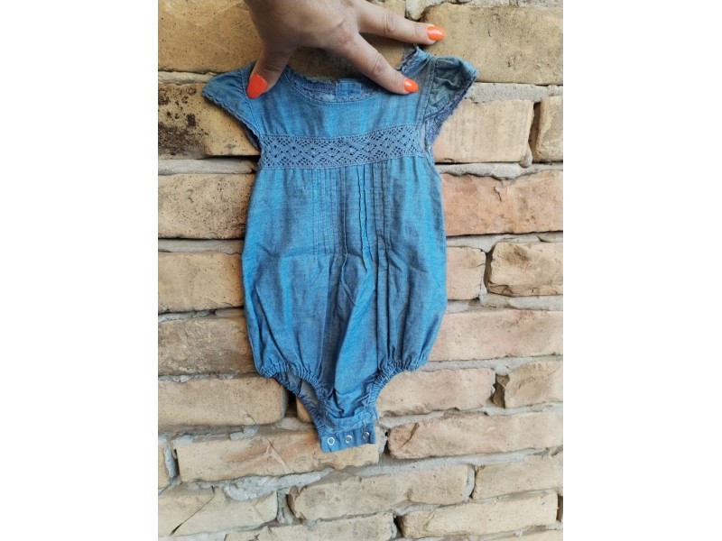 PRIMARK Baby džins body za devojčice