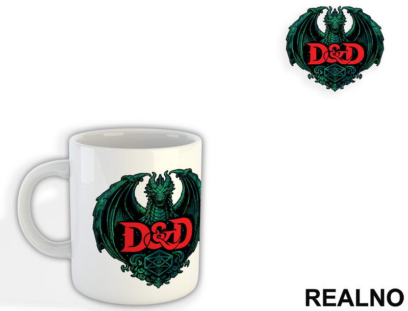 Dark - D&D - Dungeons And Dragons - Šolja