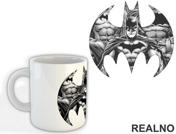 Inside A Bat Symbol - Batman - Šolja
