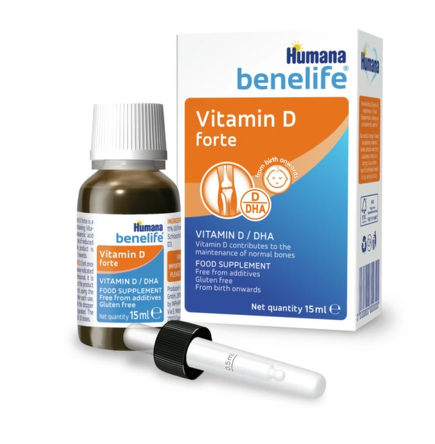 Humana Benelife Vitamin D+DHA, 15 ml