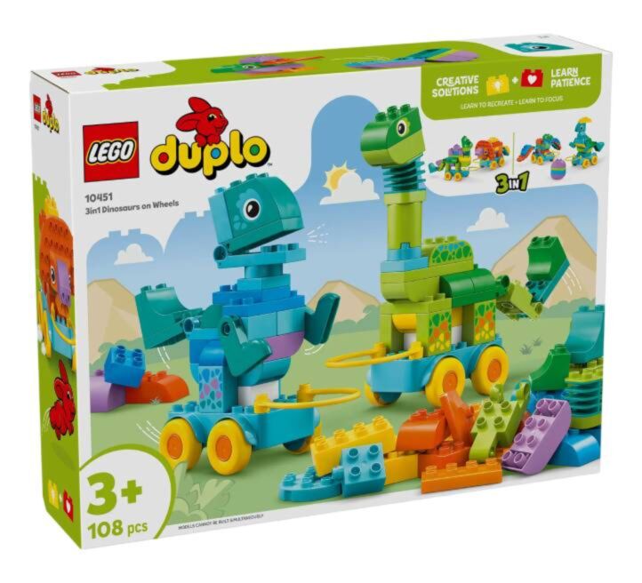 LEGO 3U1 DINOSAURUSI NA TOČKOVIMA LE10451