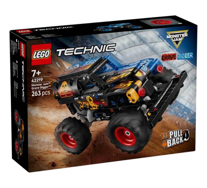 LEGO MONSTER JAM GRAVE DIGGER VATRA I LED LE42219