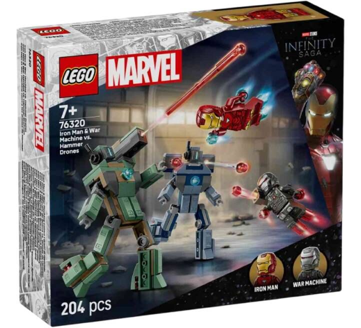 LEGO AJRONMEN I RATNA MAŠINA PROTIV HAMEROVIH DRONOVA LE76320