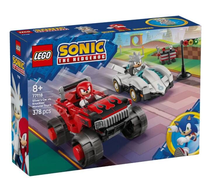 LEGO SILVER AUTOMOBIL PROTIV NAKLSA ČUDOVIŠNI KAMION LE77118
