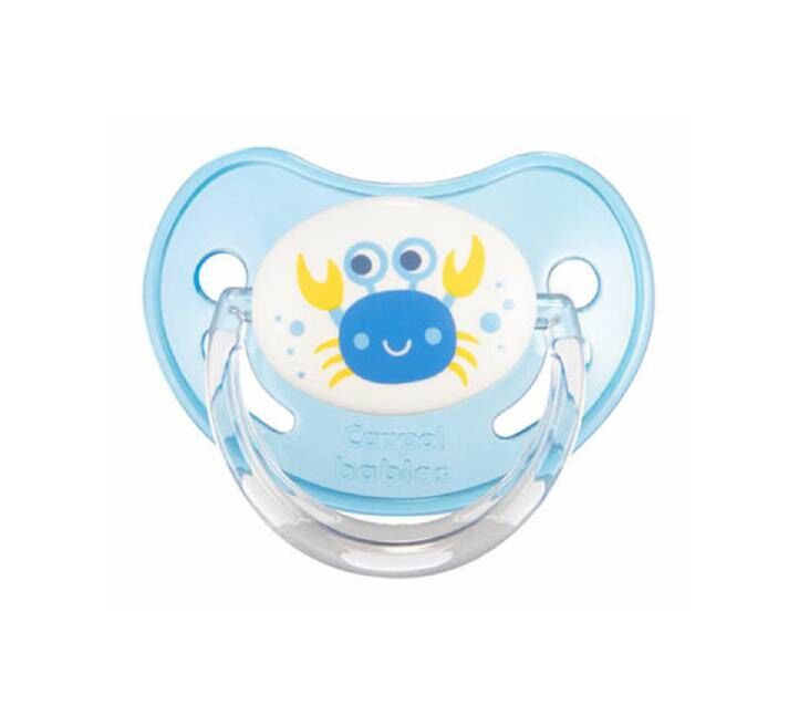 CANPOL SILIKONSKA VARALICA ORTHODONTIC 0-6 MESECI LOVE-SEA BLUE 22/506_BLU