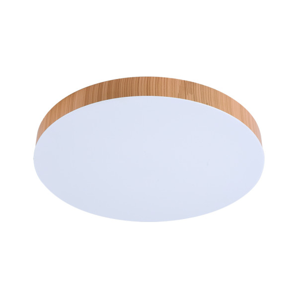 ELMARK LED FRAMELESS LAMP 48W 3CCT D500MM WOODEN