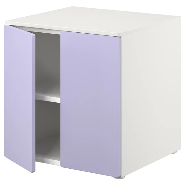Element, bela lila/s 1 policom, 60x57x63 cm