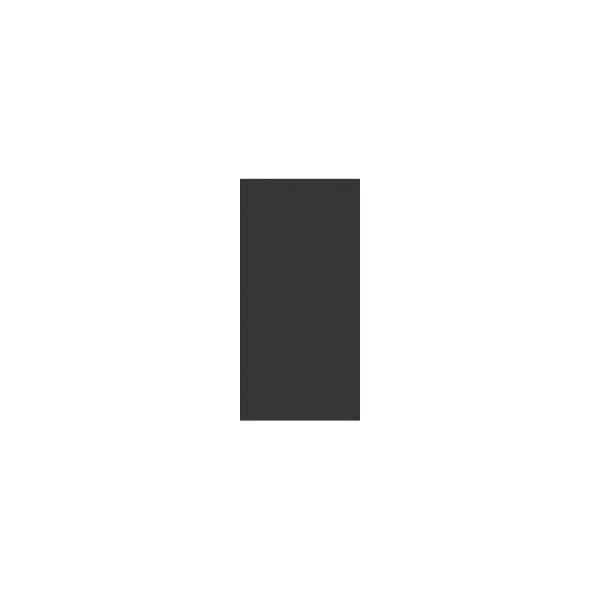 ELEMENT 1/2 BLANK MODULE, BLACK