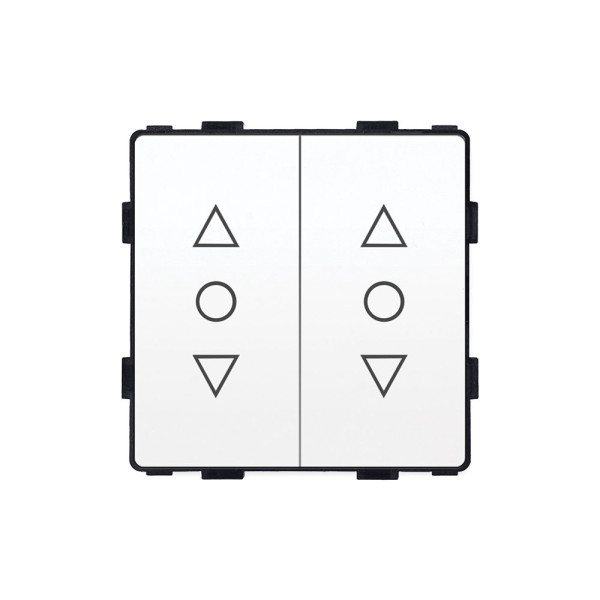 ELEMENT DOUBLE ROLLER SWITCH, WHITE
