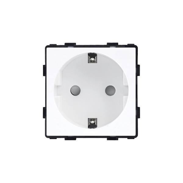 ELEMENT GERMAN SOCKET 16A, WHITE