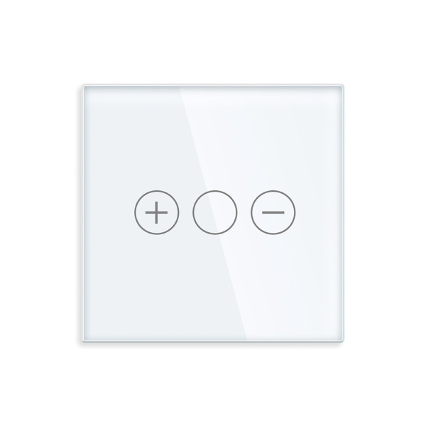 ELEMENT SMALL GLASS PANEL DIMMER, WHITE