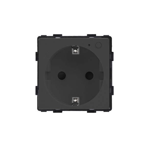 ELEMENT ZIGBEE GERMAN TYPE SOCKET, BLACK
