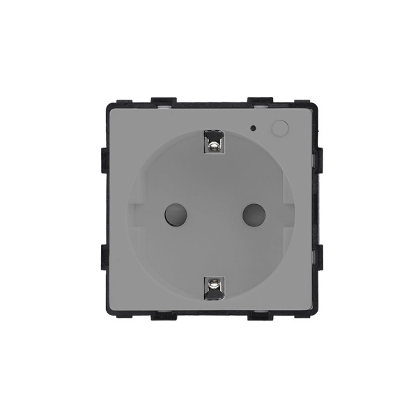 ELEMENT ZIGBEE GERMAN TYPE SOCKET, GRAY