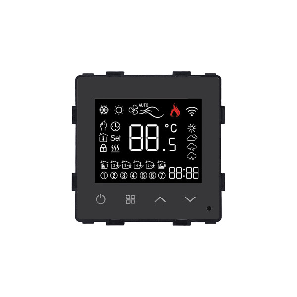 ELEMENT ZIGBEE WATER FLOOR THERMOSTAT, BLACK