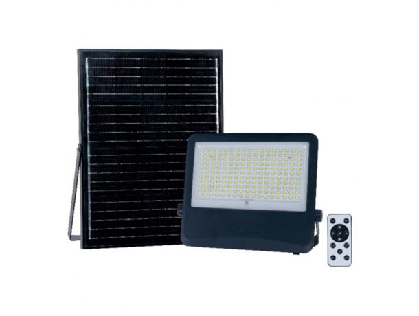 M452080-S6 400W solarni LED reflektor set 6500K IP65 ABS tamno sivi Mitea Lighting