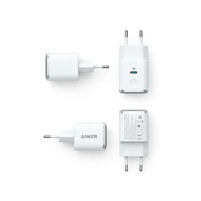 ANKER Nano 45W putni zidni punjač sa ekranom, USB-C port, beli