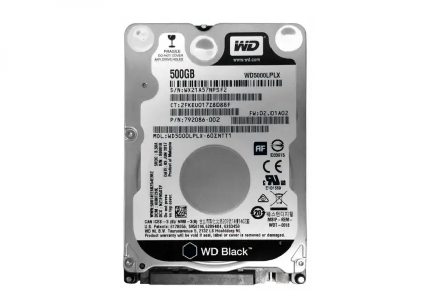 HDD 2.5 ** 500GB WD5000LPLX WD 7200RPM 32MB SATA3