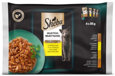 HRANA ZA MAČKE ŽIVINA SHEBA 340G