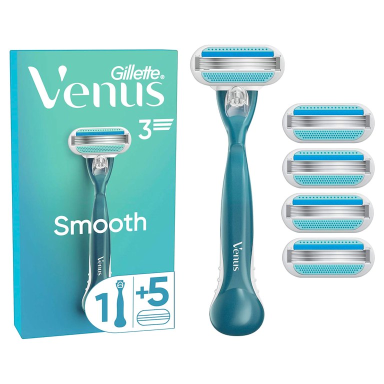 Venus brijač ž smooth h+5 venus