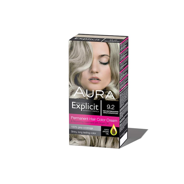Aura boja explicit 9.2 svetlo platinasta plava aura