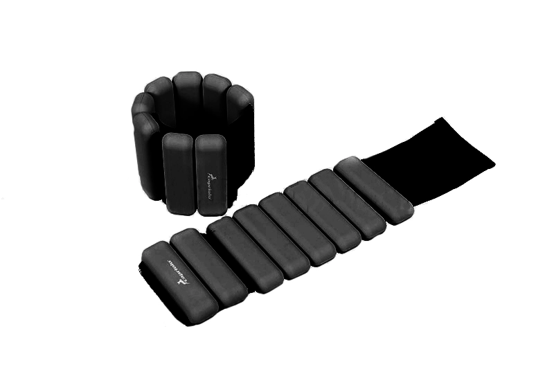 TRENAŽER-TEGOVI ZA ZGLOB 2x1kg SILIKONSKI CRNI