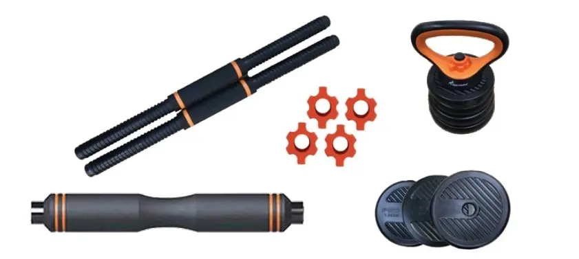 TRENAŽER-SET TEGOVA ŠIPKA+TEGOVI 20kg KOMBINOVANI