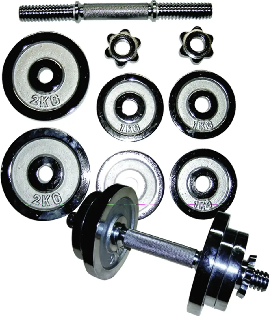TRENAŽER-SET TEGOVA ŠIPKA+TEGOVI 10kg HROM CAPRIOLO