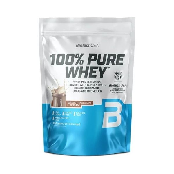 BioTechUSA 100% Pure Whey 400g Coconut Chocolate