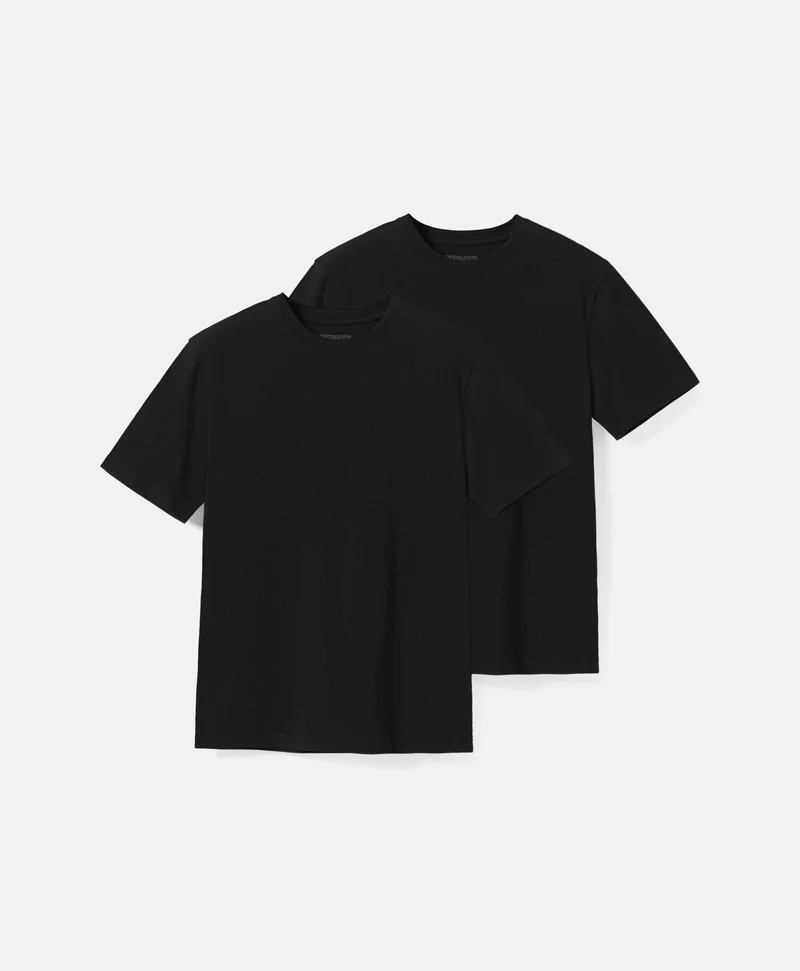 Set crnih majica za dečake od 100% pamuka