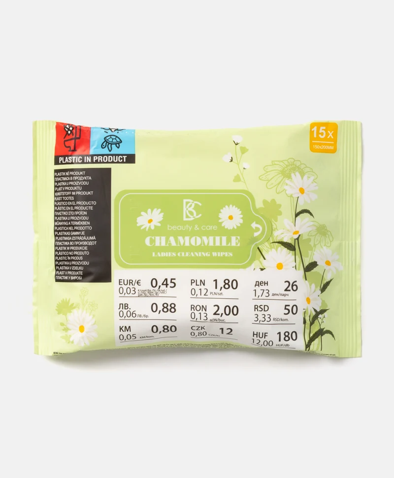 Vlažne maramice kamilica ili jasmin 15 kom
