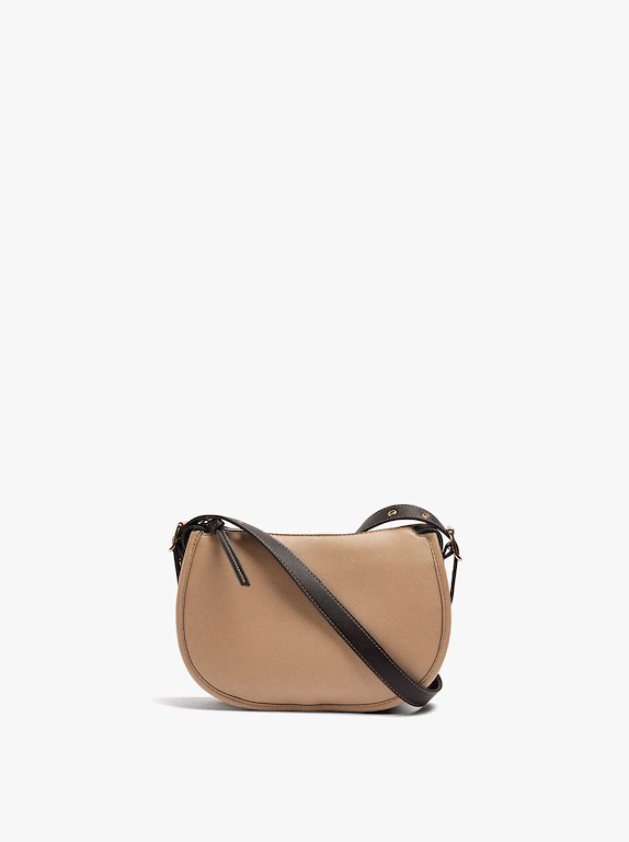 STRUCTURED PLAIN CROSSBODY BAG