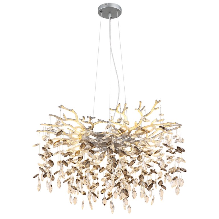 LUSTER QUEENA 64138H2S GLOBO LIGHTING