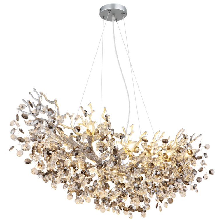 LUSTER QUEENA 64138H3S GLOBO LIGHTING