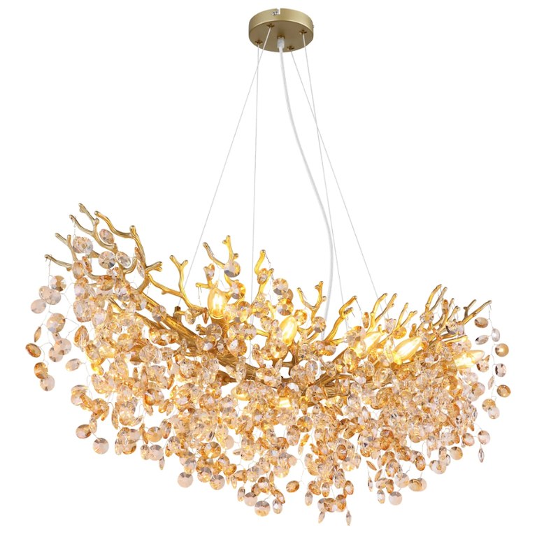 LUSTER QUEENA 64138H3G GLOBO LIGHTING