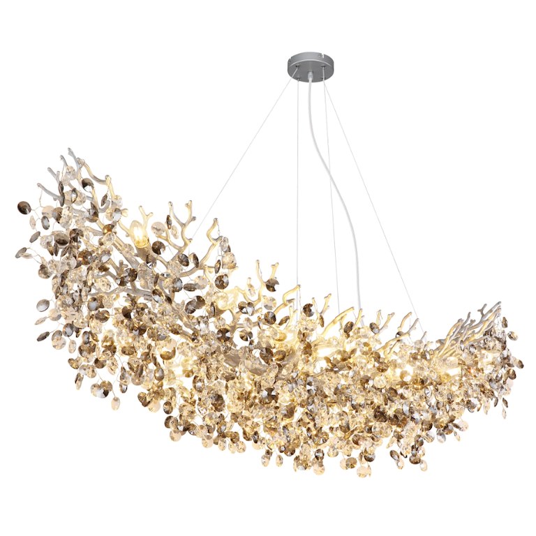 LUSTER QUEENA 64138H4S GLOBO LIGHTING