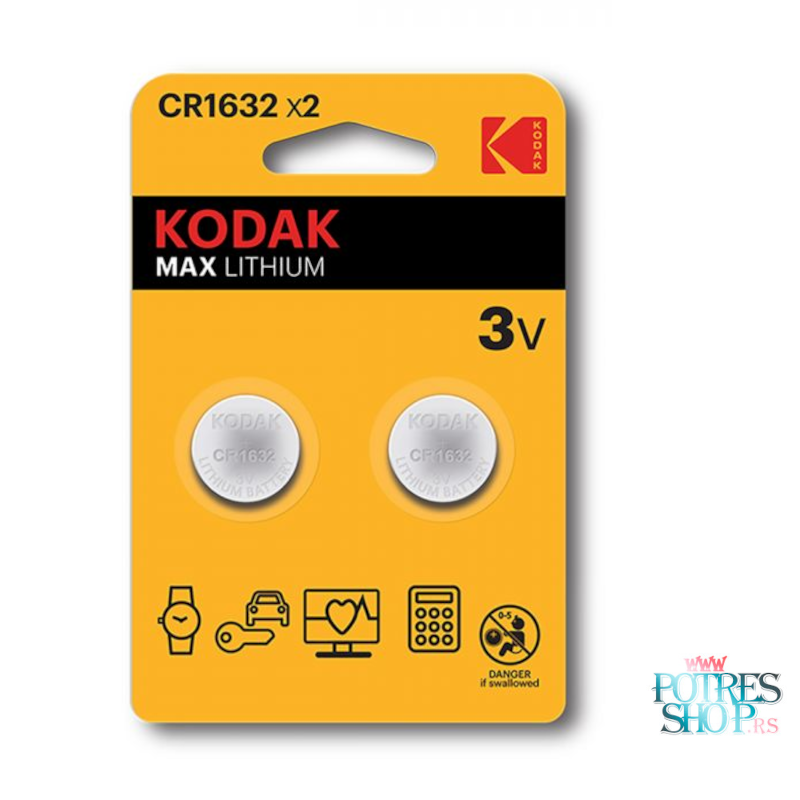 KODAK BATERIJA LITIJUM 3V CR1632