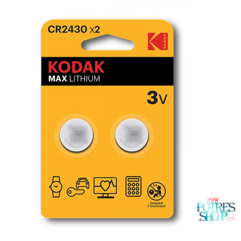 KODAK BATERIJA LITIJUM 3V CR2430