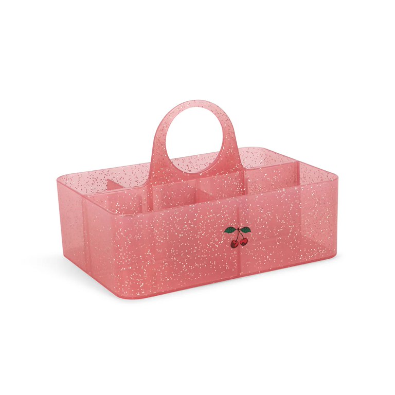 Konges Slojd glitter organizator, sparkling blush