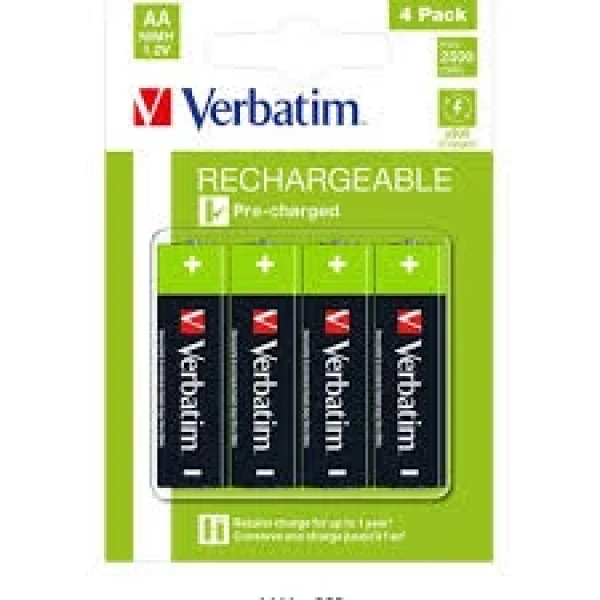 Punjiva baterija Verbatim AA LR6 2500mAh blister 14