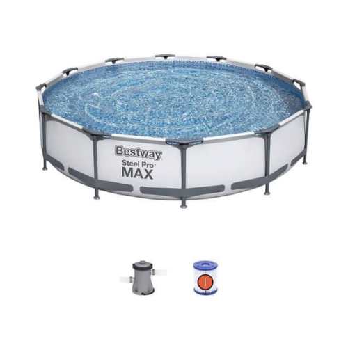 Bestway Montažni bazen Steel Pro MAX sa filter pumpom 366x76cm 56416