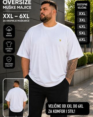 Muske majice 2xl-6xl