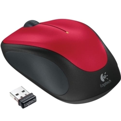 Logitech M235 bežični crveni miš