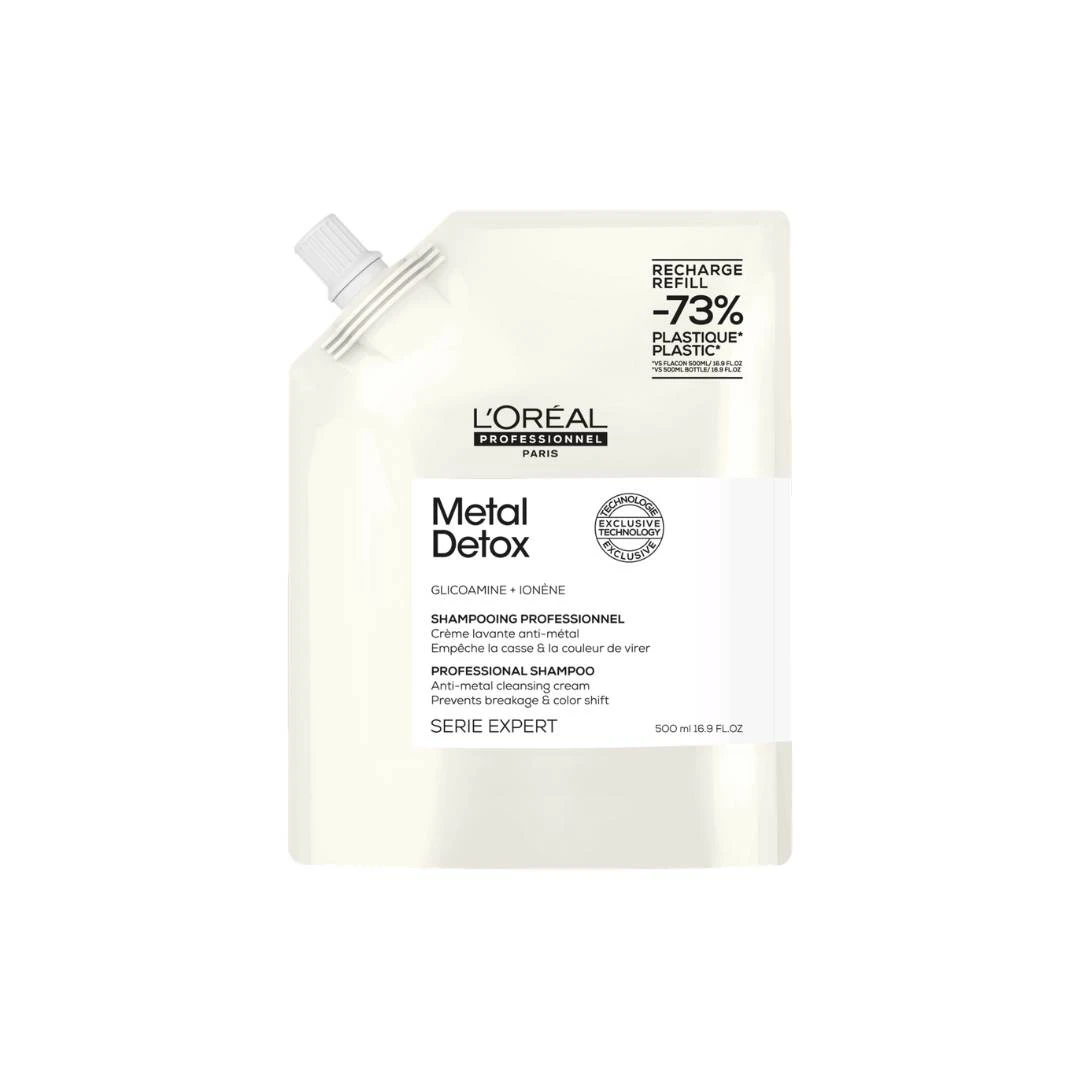 LOREAL Professionnel SERIE EXPERT Metal Detox Šampon za Zaštitu Boje od UV Zraka Dopunsko Pakovanje 500 mL